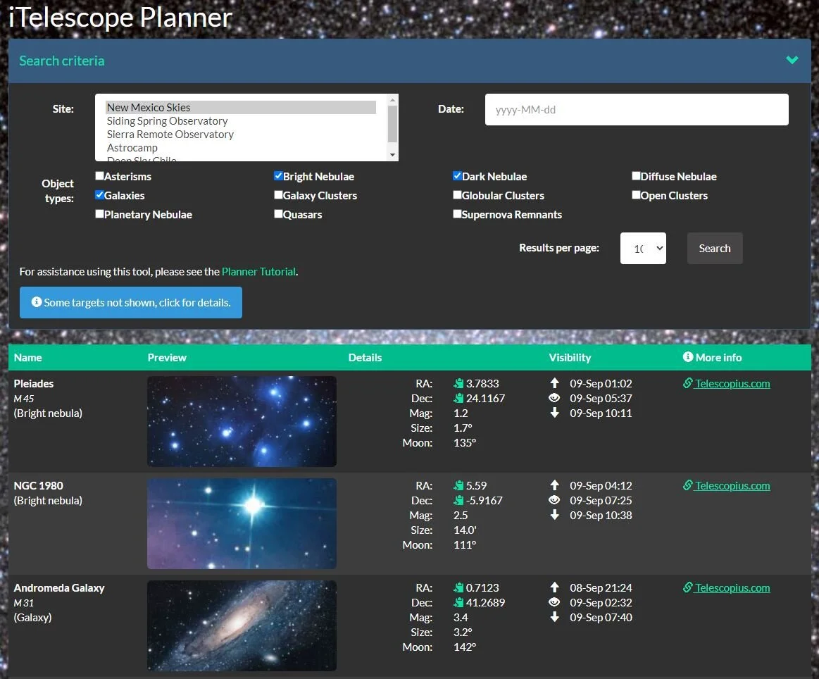 iTelescope - Leaders in Internet Astronomy since 2006