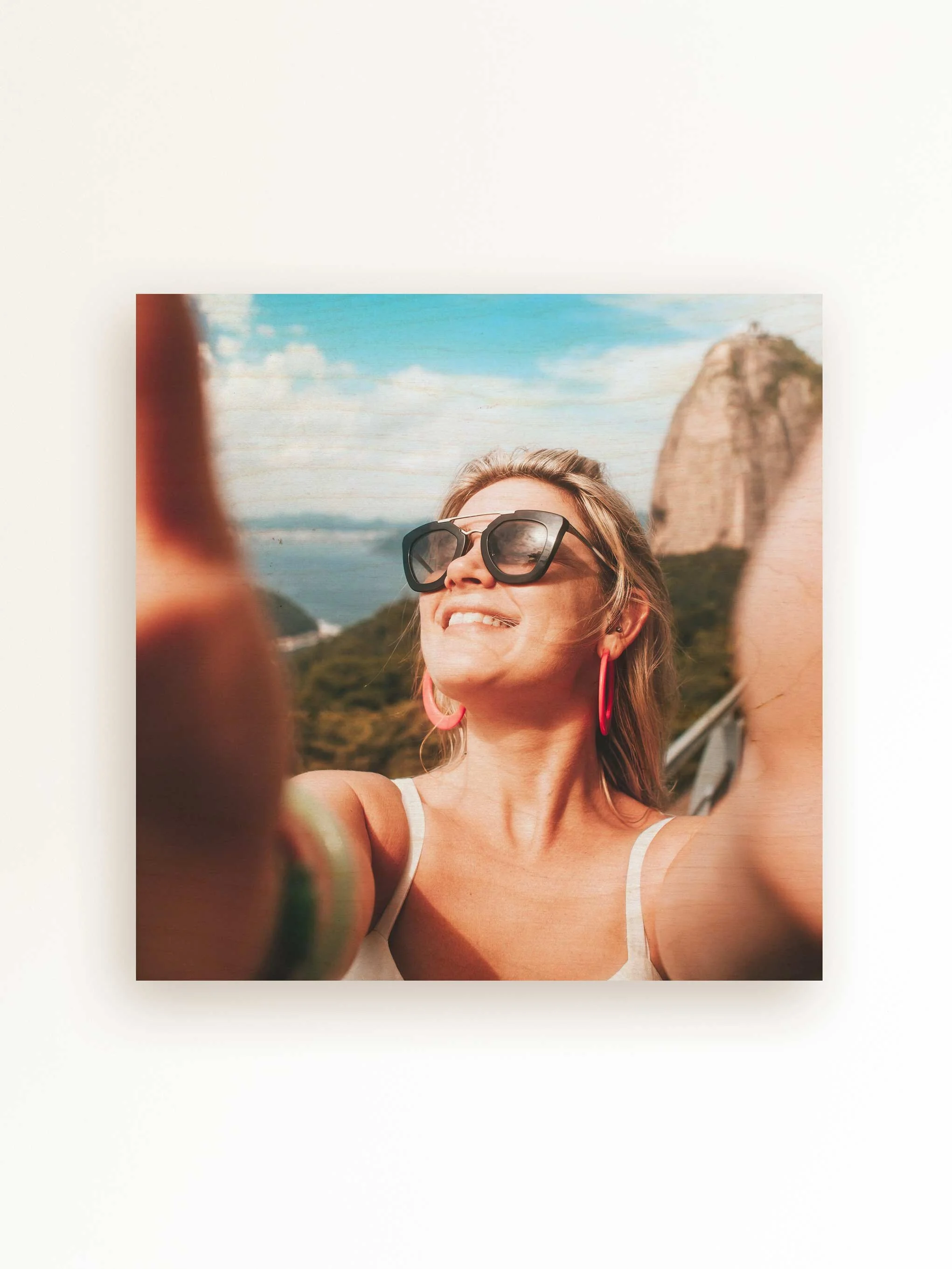 Square Wood Photo Block | Print On Wood Australia