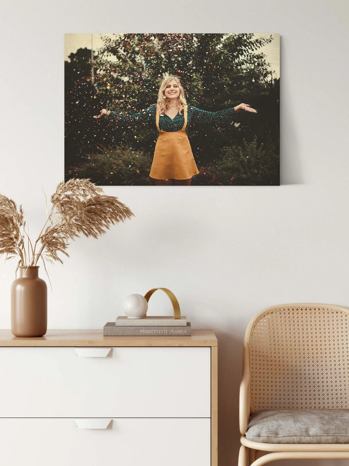 Circle Photo Blocks Set | Print On Wood Australia