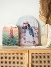 Large Arch Wood Photo Block Set