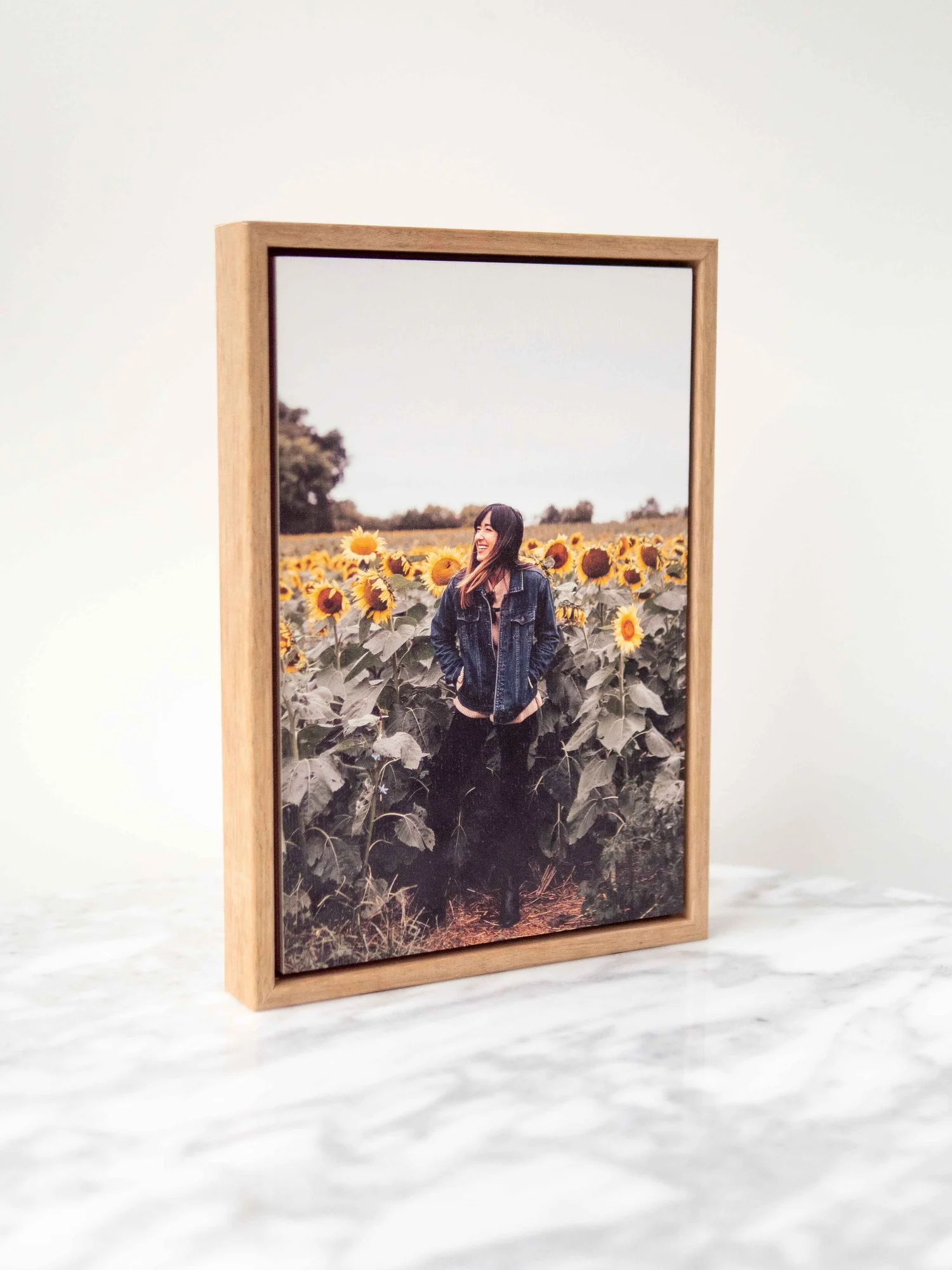 Square Wood Photo Block Sets
