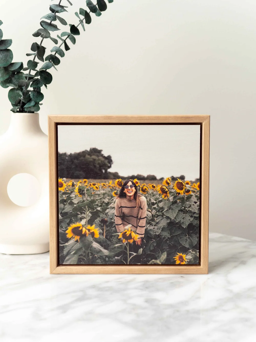 Square Wood Photo Block Sets