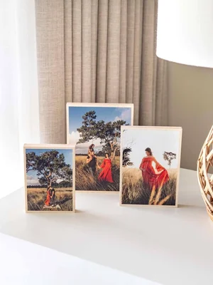 Large Framed Rectangle Photo Block