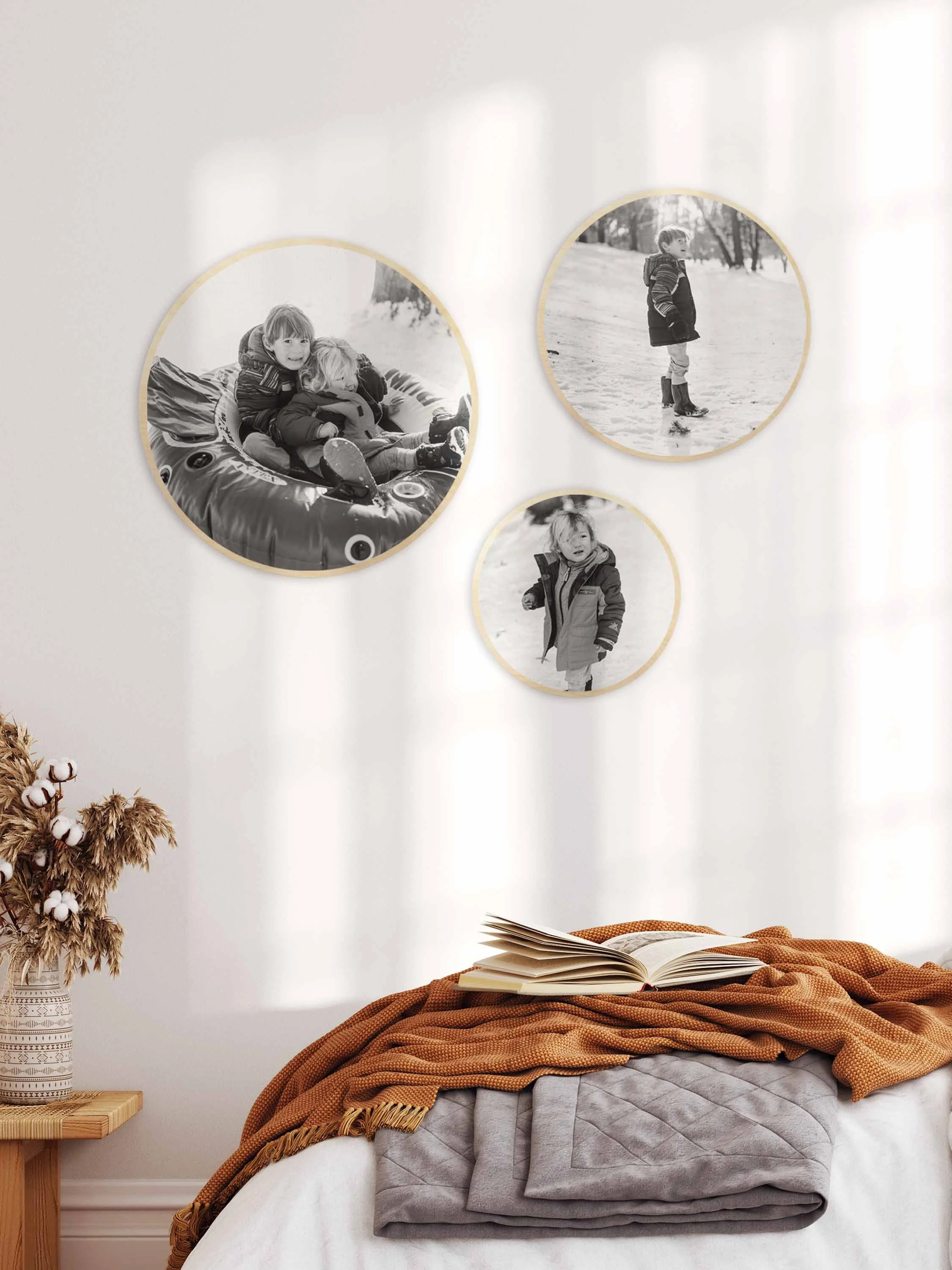 Large Circle Photo Block