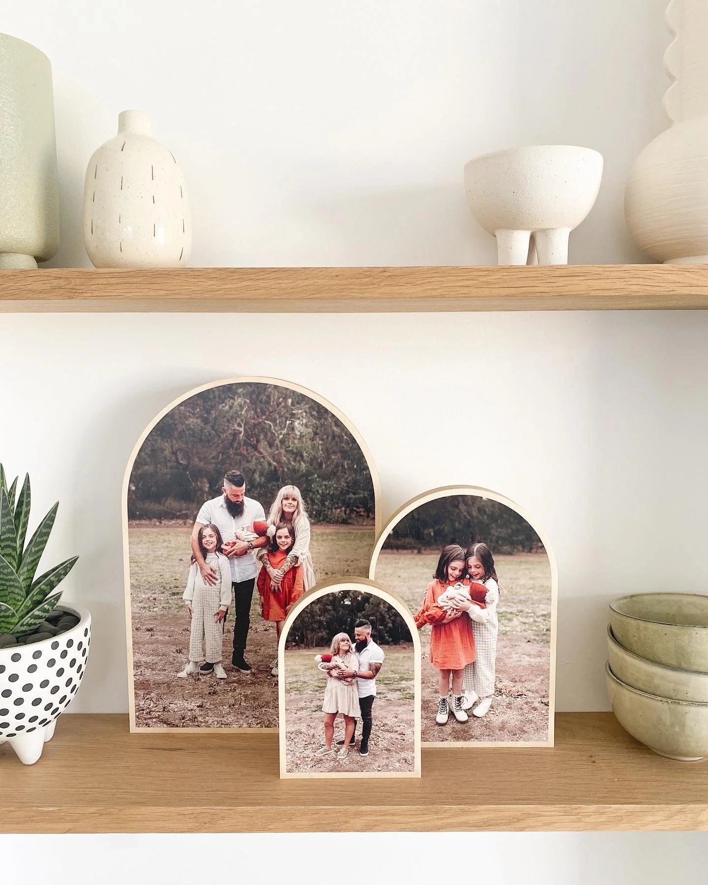 Arch Shaped Photo Block Sets