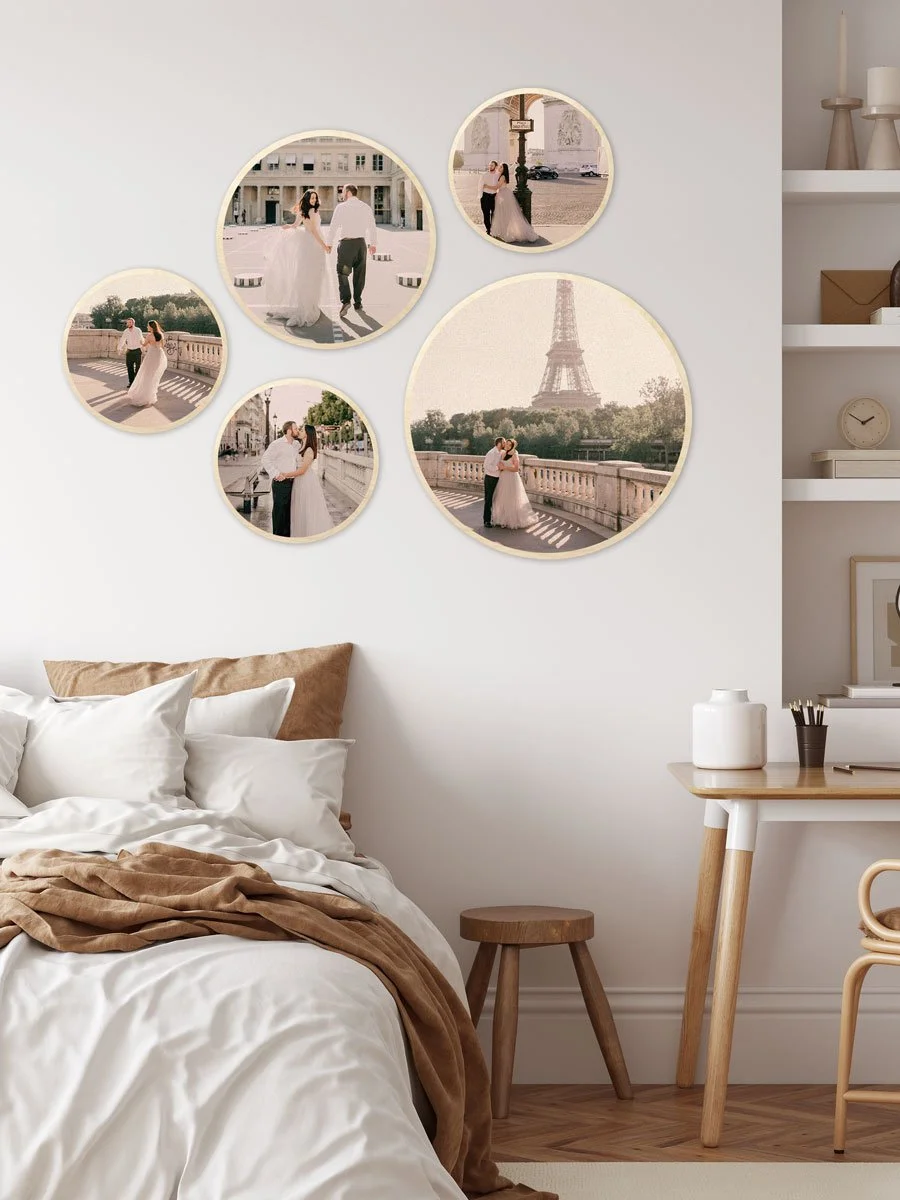 Large Circle Photo Block