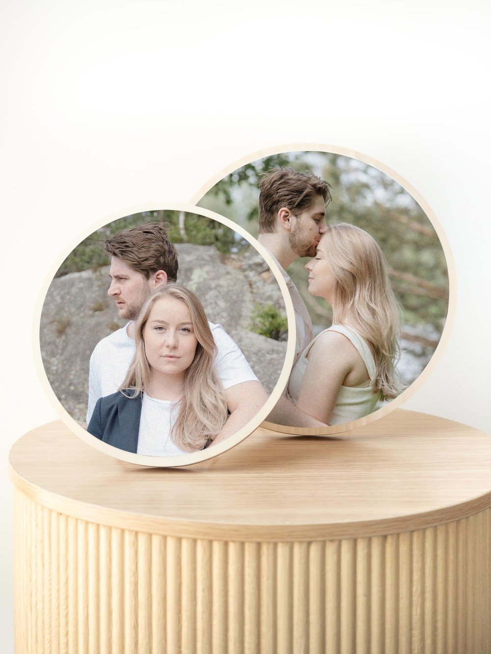 Square Wood Photo Block Giftset | Print On Wood Australia