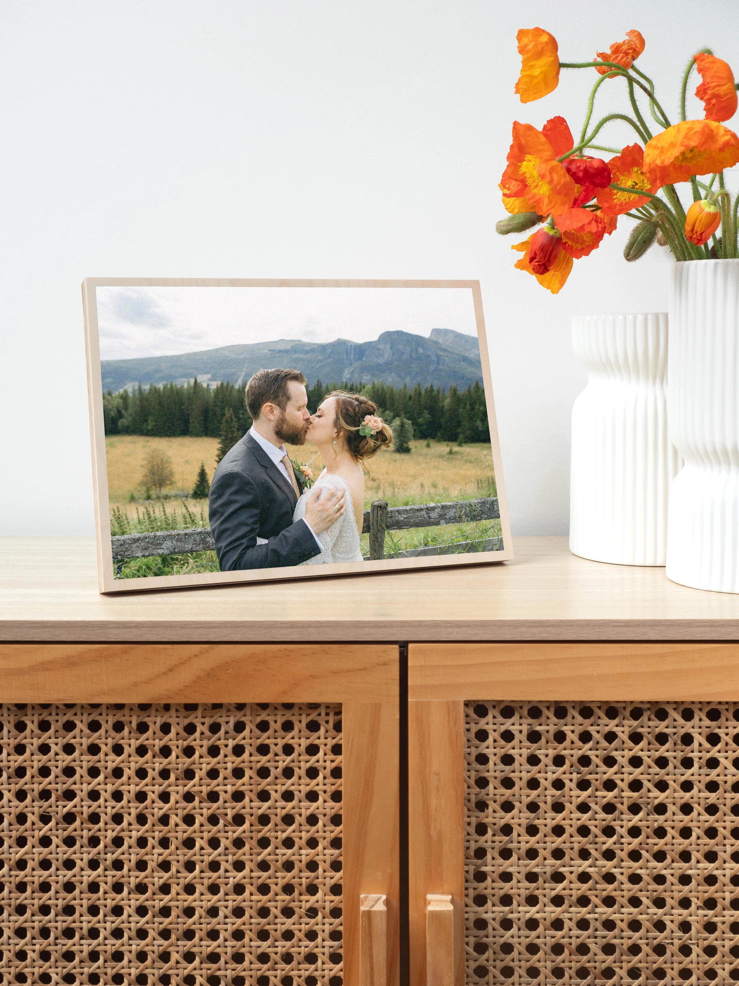 Large Framed Rectangle Photo Block