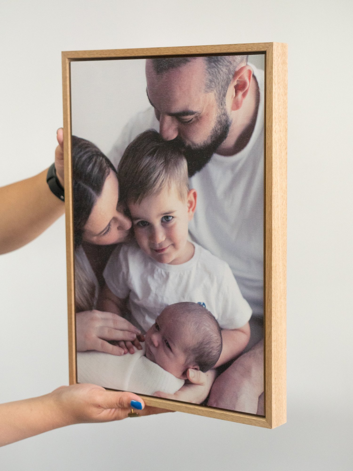 Square Wood Photo Block Sets