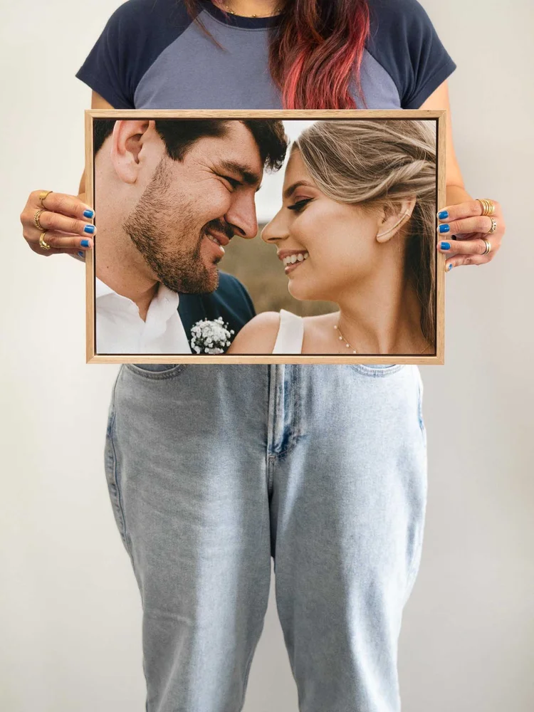 Square Wood Photo Block Sets
