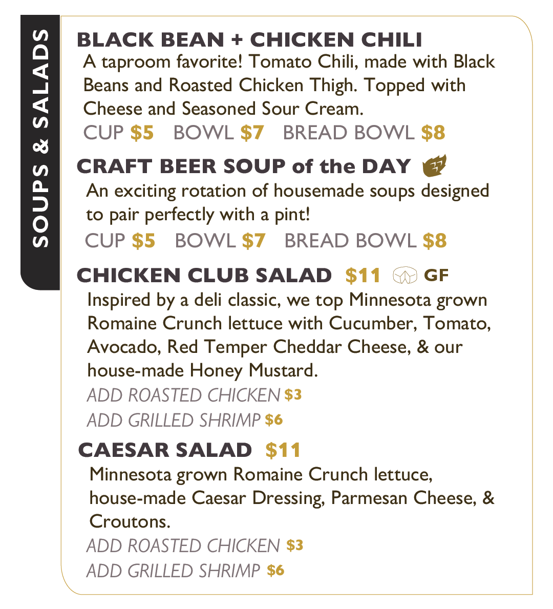 205 Grill — Copper Trail Brewing Co.