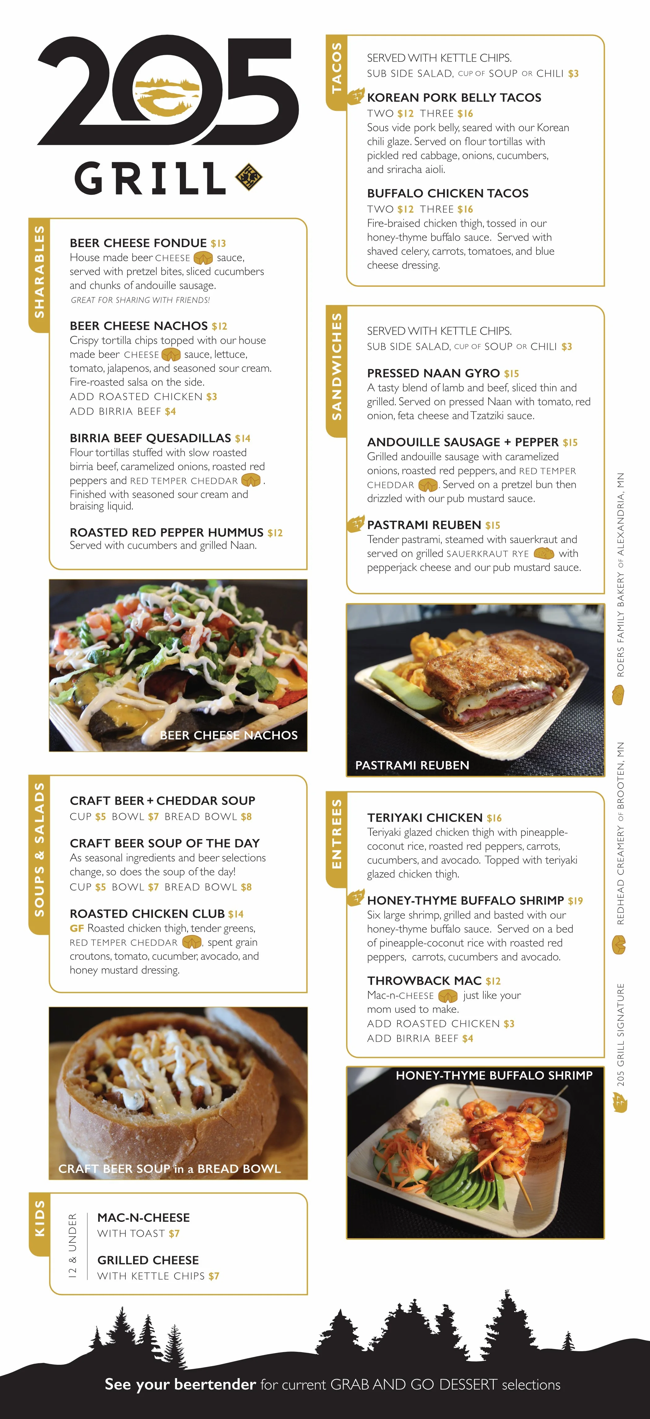 205 Grill — Copper Trail Brewing Co.