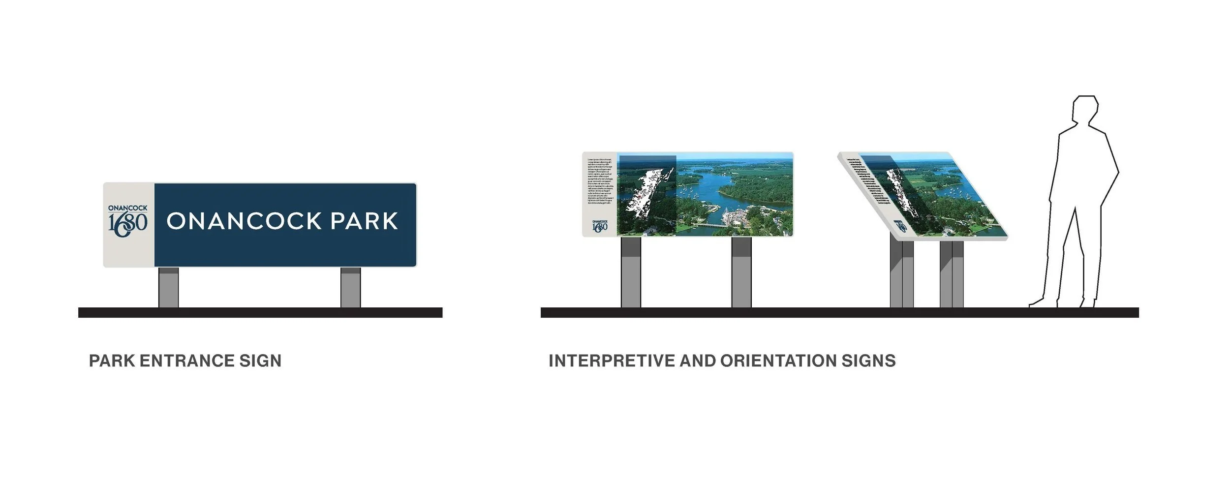 Hill Studio — Onancock Lighting, Signage, & Parking Plan