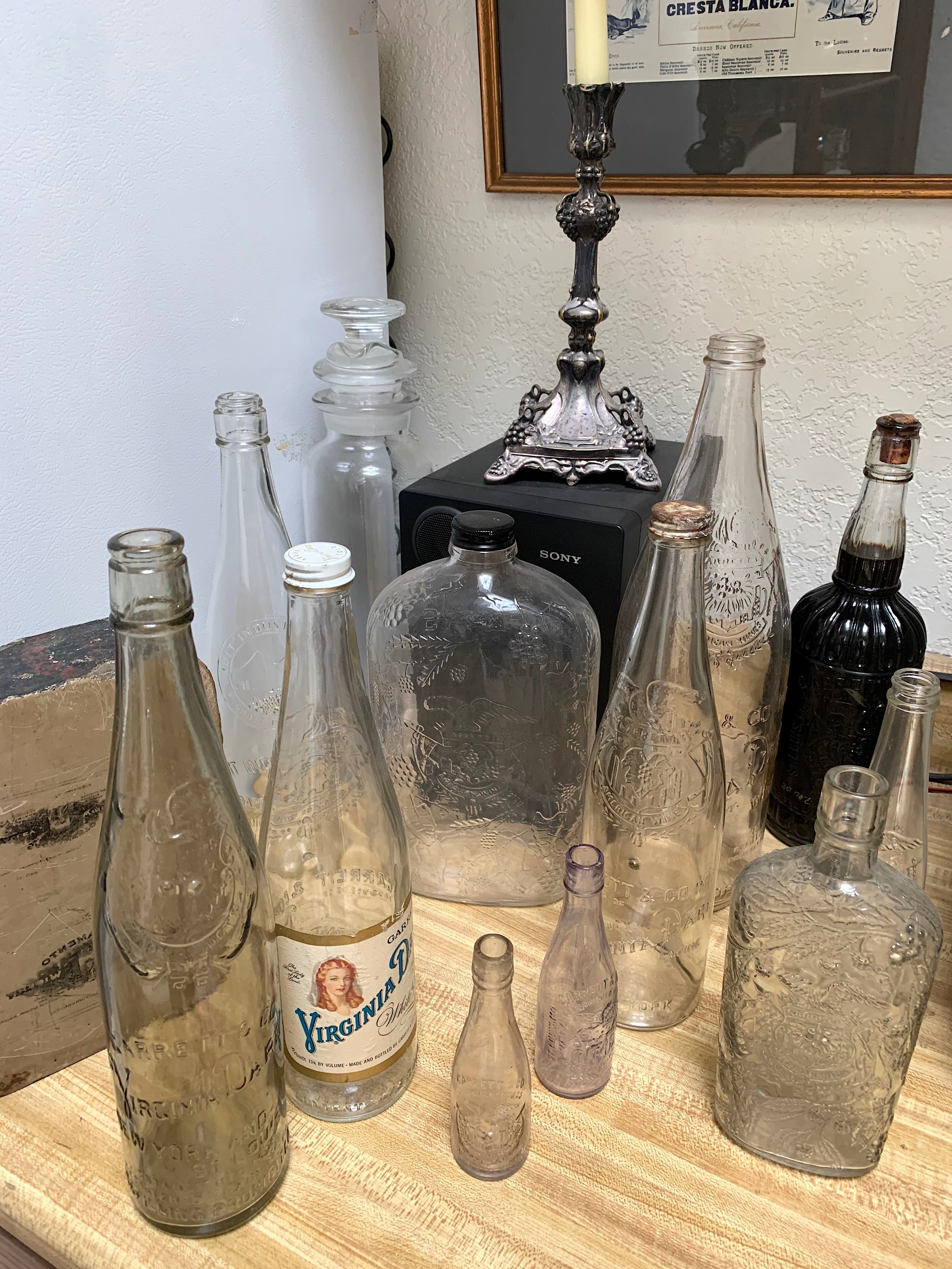 Garrett & Co./ Virginia Dare Bottle Collection — California Wine Museum