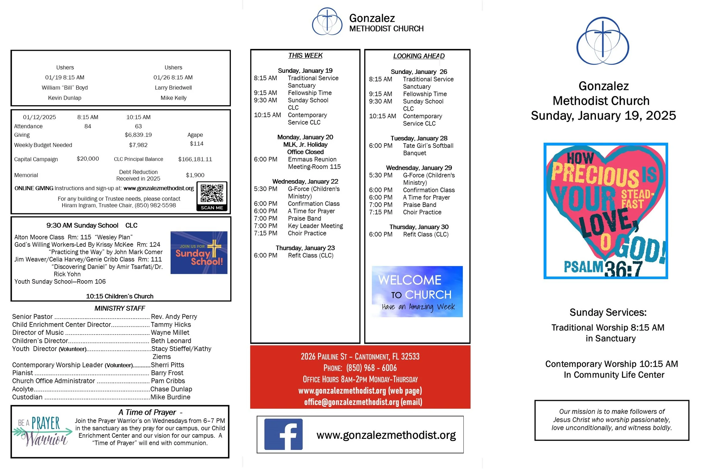 Sermons, Bulletins and More — Gonzalez Methodist Church