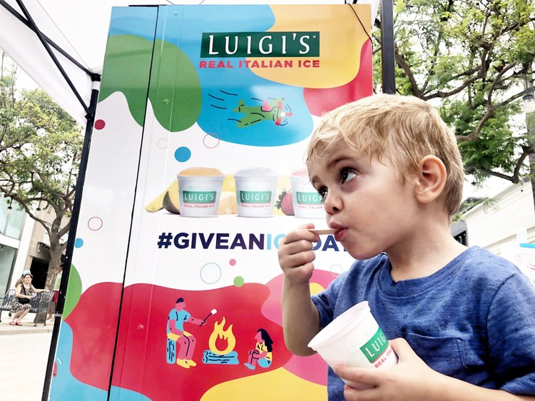Luigi's Real Italian Ice Arrived in Santa Monica to #GIVEANICEDAY — Do ...