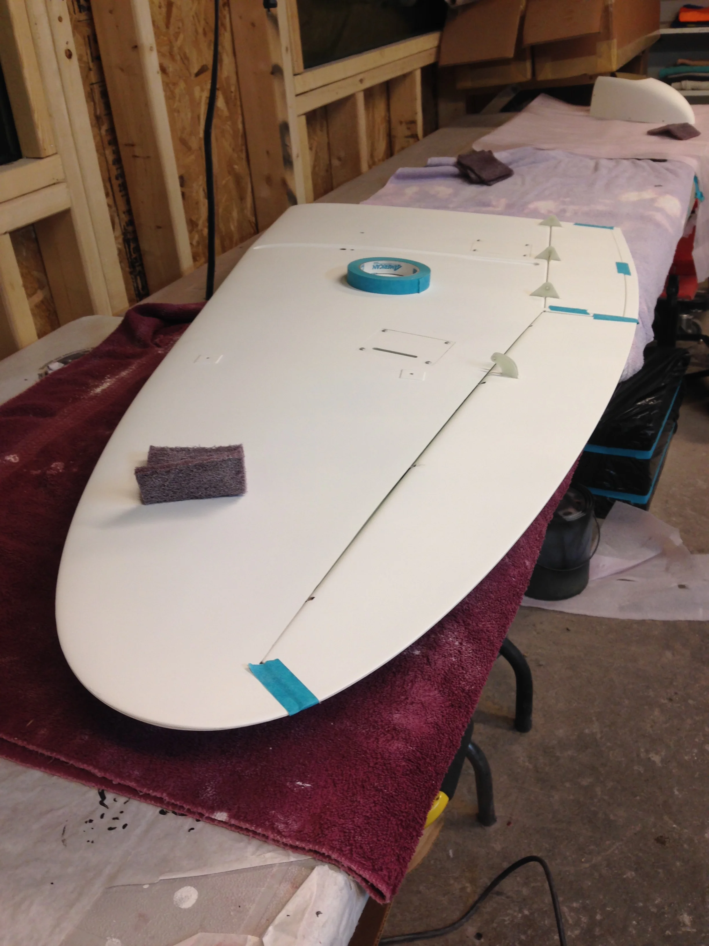 Pro-Spec R.C. Airplane: Red & White Checkered Custom Paint — Sketchs Ink