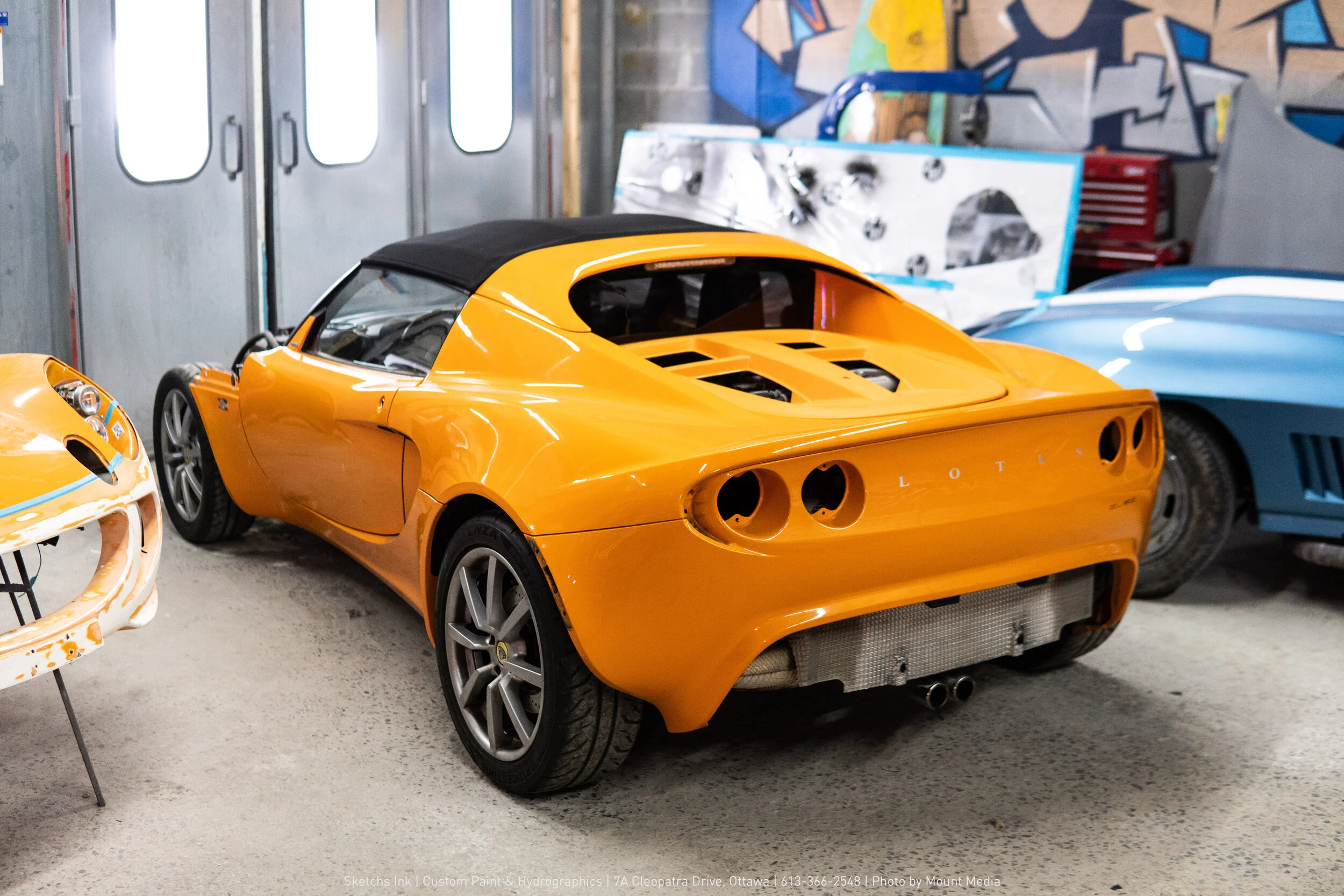 Lotus Elise: Custom Body Works and Repaint — Sketchs Ink