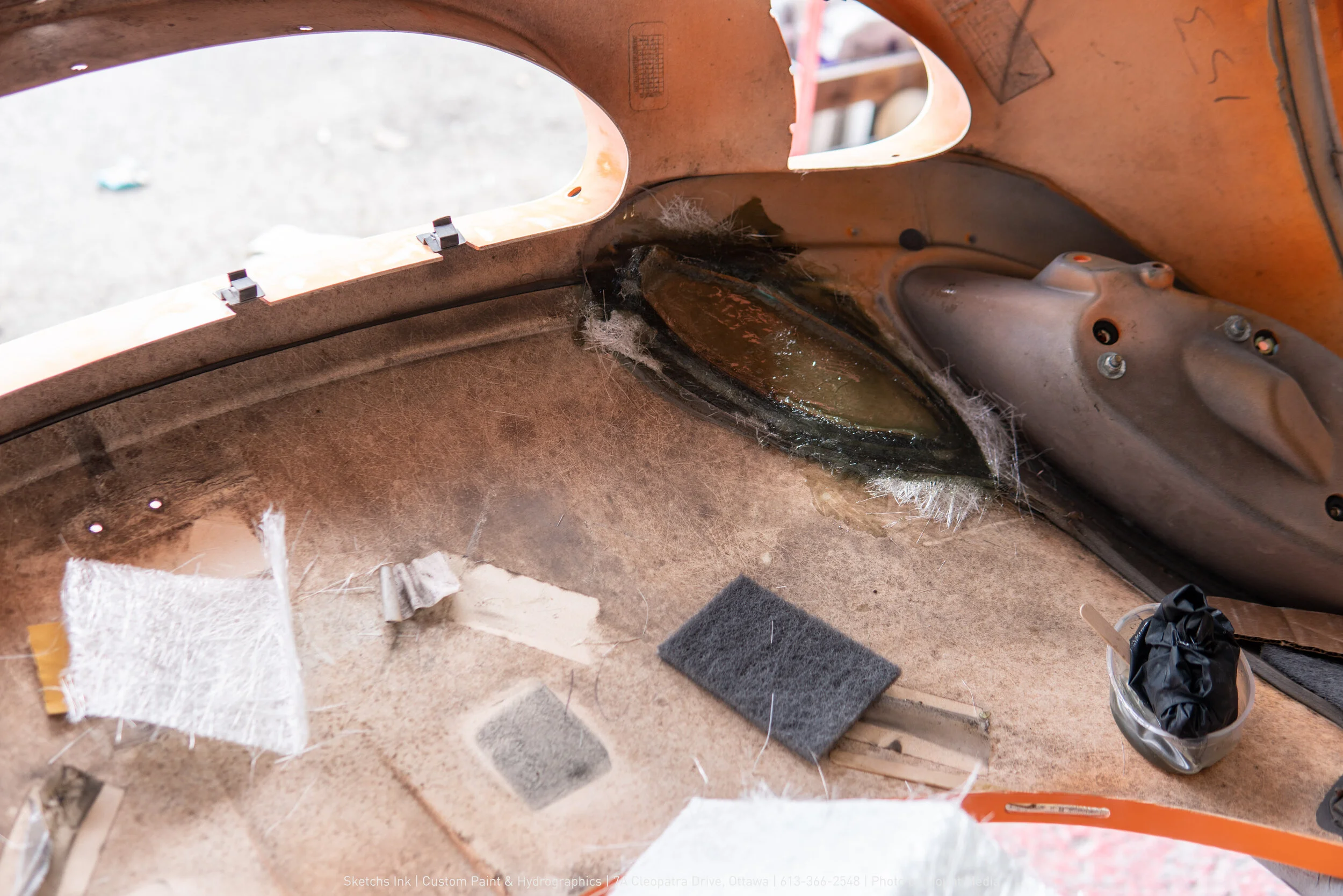 Lotus Elise: Custom Body Works and Repaint — Sketchs Ink