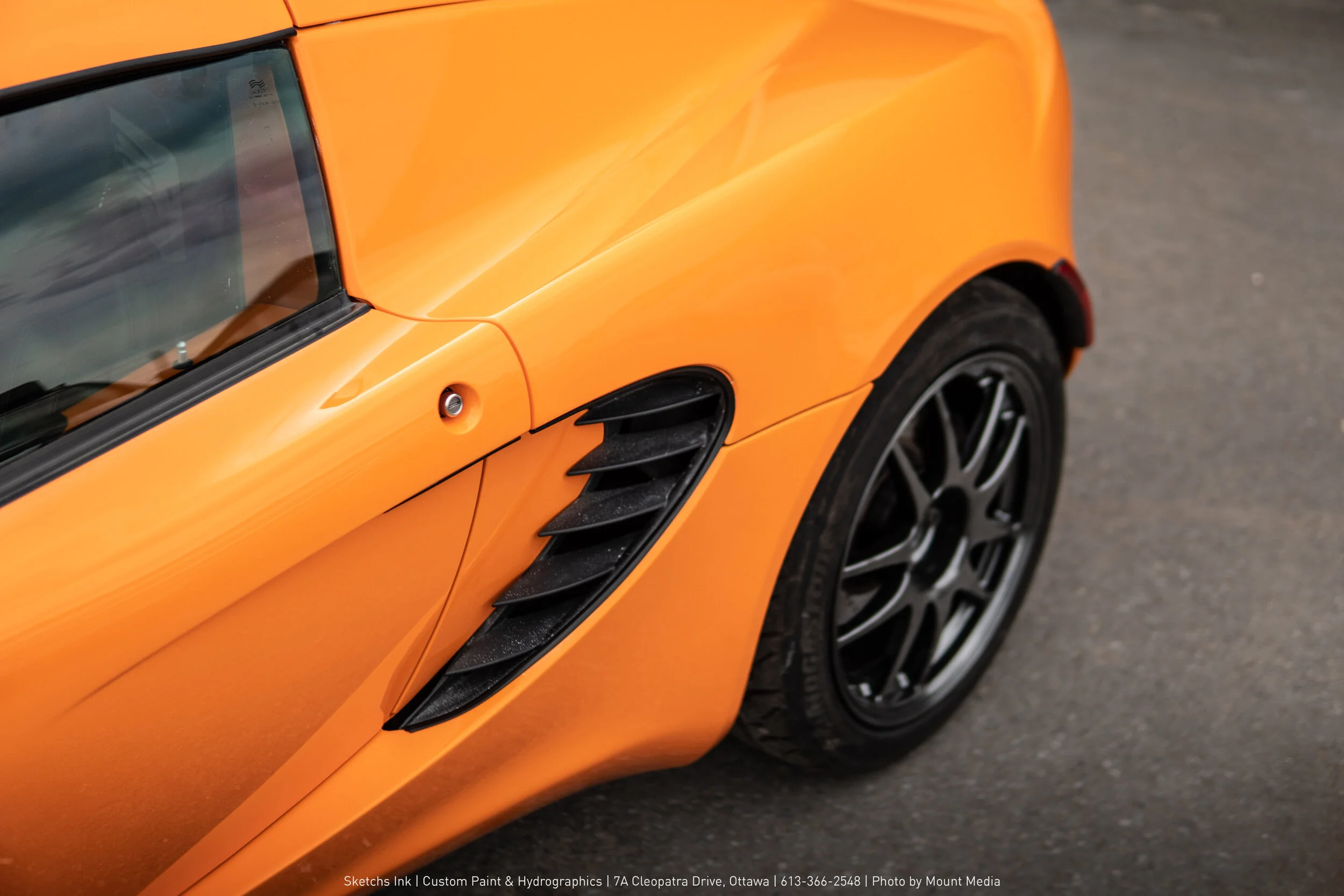 Lotus Elise: Custom Body Works and Repaint — Sketchs Ink