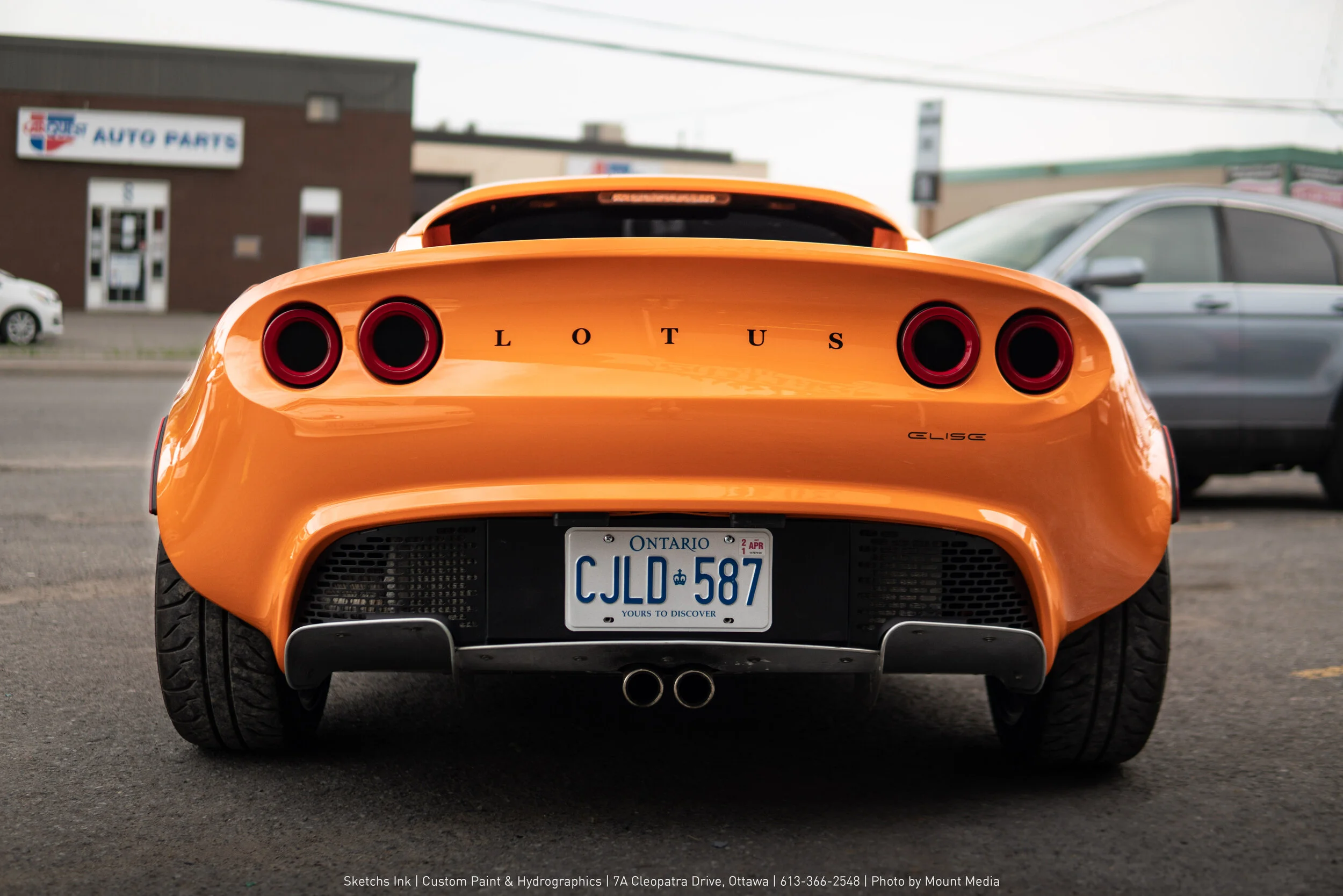 Lotus Elise: Custom Body Works and Repaint — Sketchs Ink