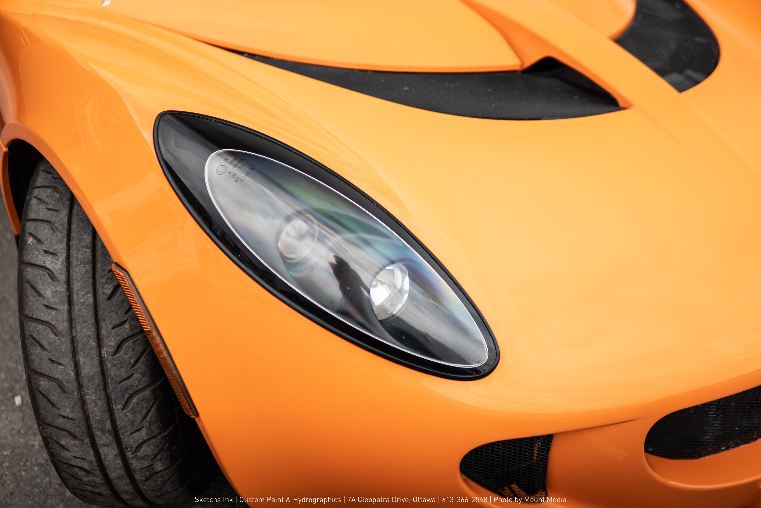 Lotus Elise: Custom Body Works and Repaint — Sketchs Ink