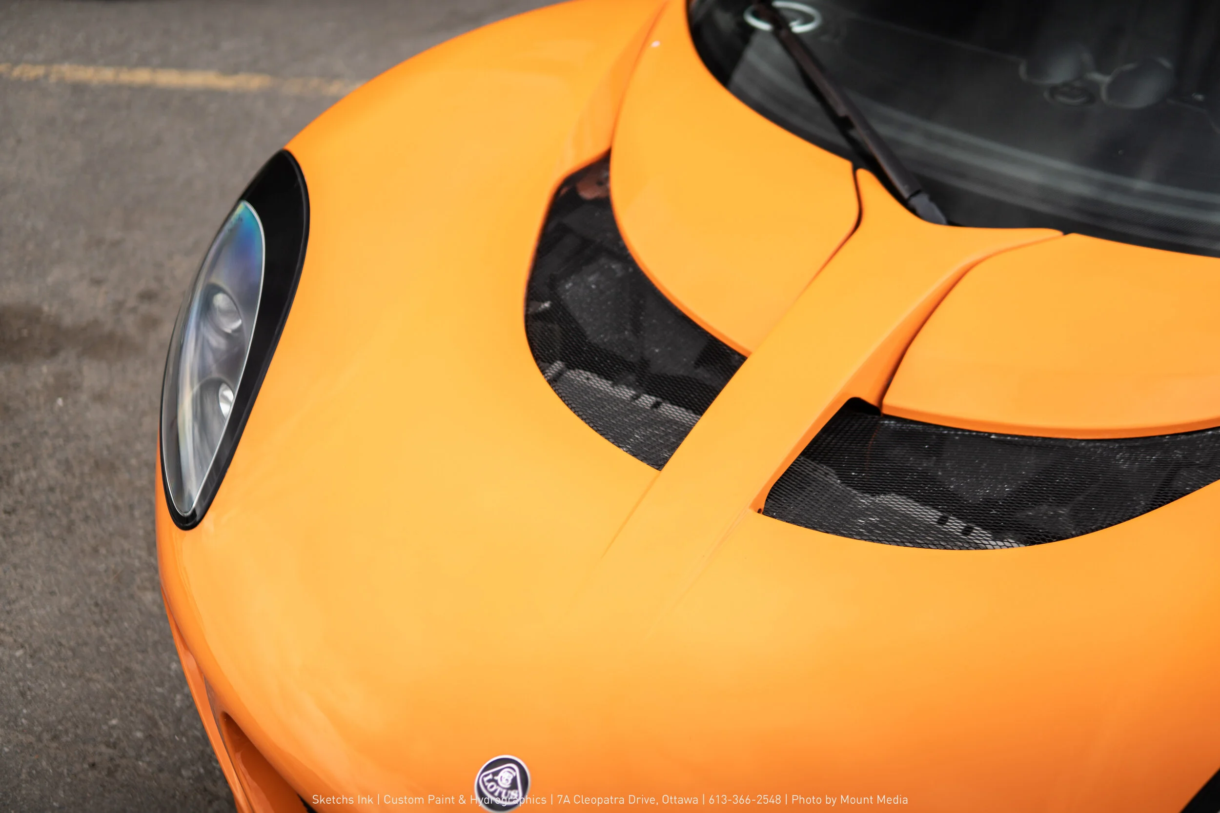 Lotus Elise: Custom Body Works and Repaint — Sketchs Ink