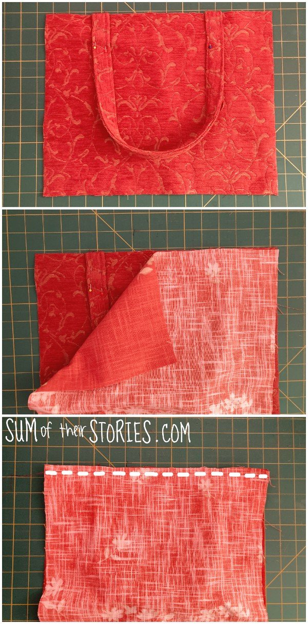 How to Make an Easy Upholstery Fabric Tote Bag — Sum of their Stories ...