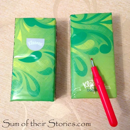 The Easiest Pocket Pack Tissue Holder Ever — Sum of their Stories Craft ...