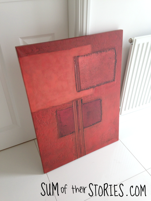 Easy DIY Abstract Art — Sum of their Stories Craft Blog