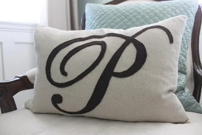 10 DIY Monogram Cushion Tutorials — Sum of their Stories Craft Blog