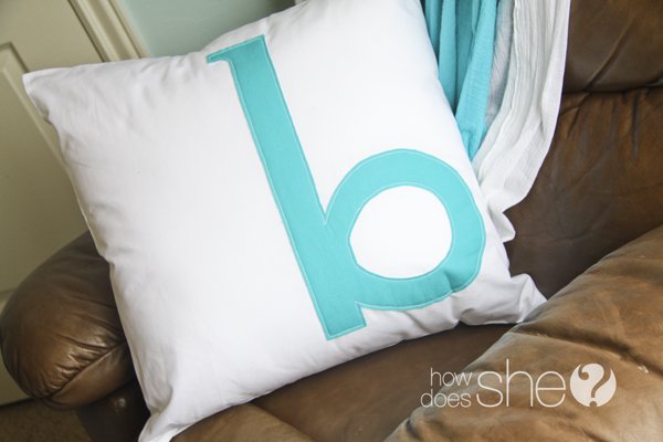 10 DIY Monogram Cushion Tutorials — Sum of their Stories Craft Blog