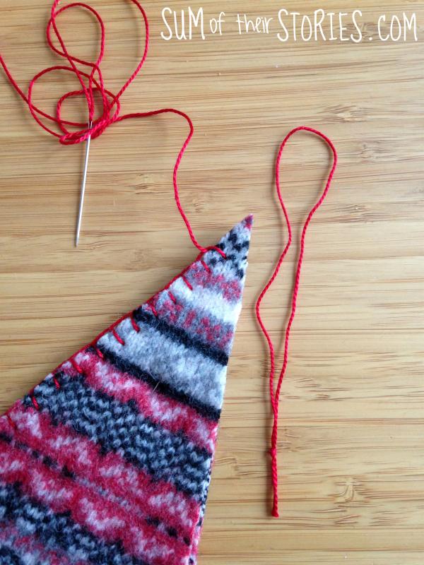 Upcycled Felted Jumper Christmas Decorations — Sum of their Stories ...