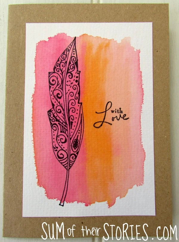 Watercolour and doodle cards — Sum of their Stories Craft Blog