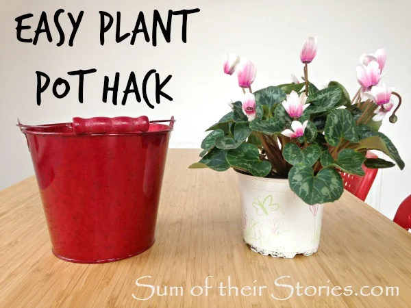 Easy Plant Pot Hack — Sum of their Stories Craft Blog