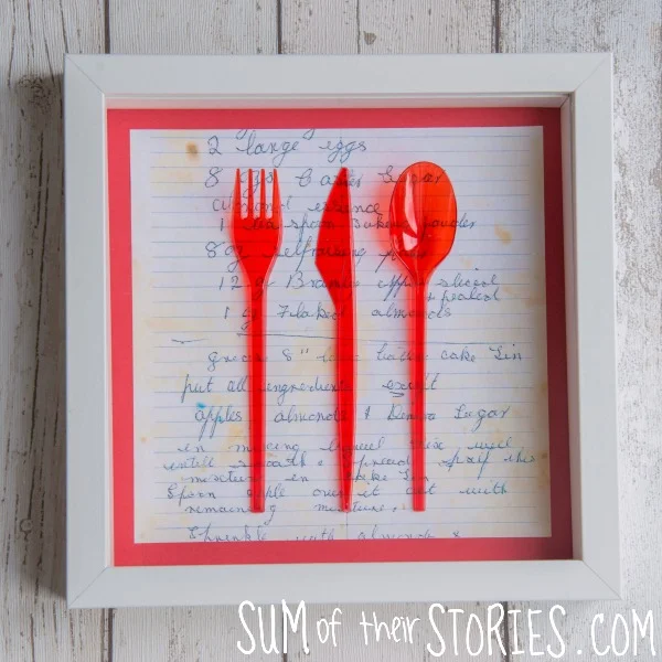 How to make art from a vintage family recipe — Sum of their Stories ...