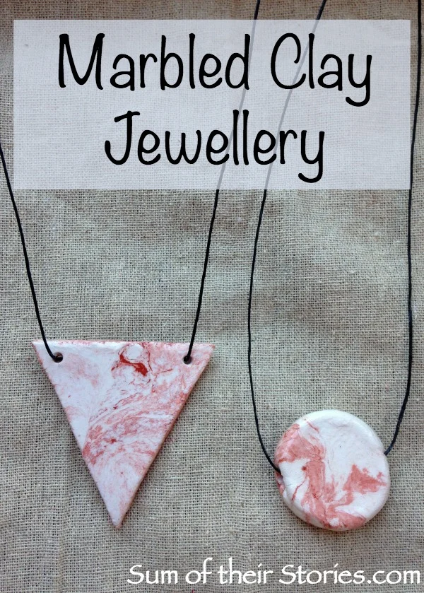 Marbled Clay Jewellery — Sum of their Stories Craft Blog