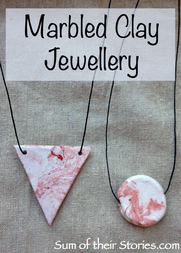 Marbled Clay Jewellery — Sum of their Stories Craft Blog