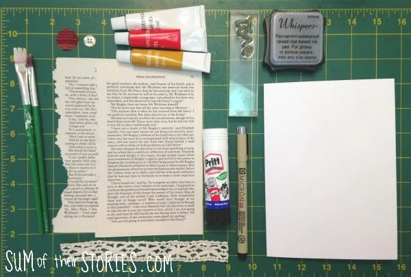 Mixed Media Valentine Card Tutorial — Sum of their Stories Craft Blog