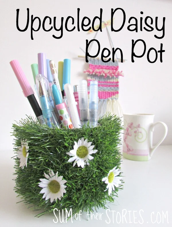 Upcycled Spring Vase & Pen Pot — Sum of their Stories Craft Blog
