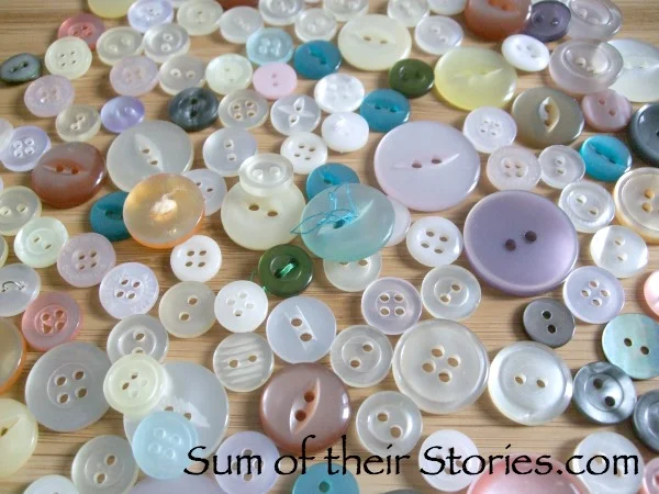 Button covered clutch bag — Sum of their Stories Craft Blog