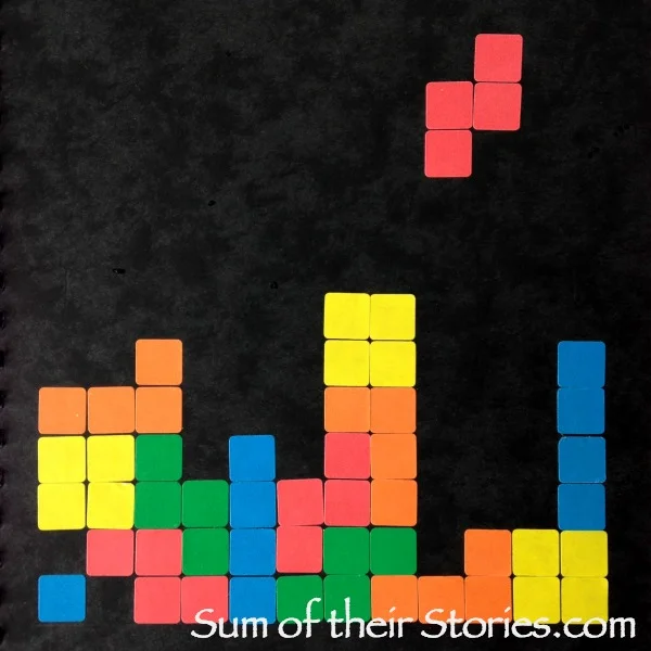 Tetris Note Book — Sum of their Stories Craft Blog
