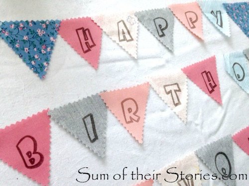 Make a simple bunting card — Sum of their Stories Craft Blog
