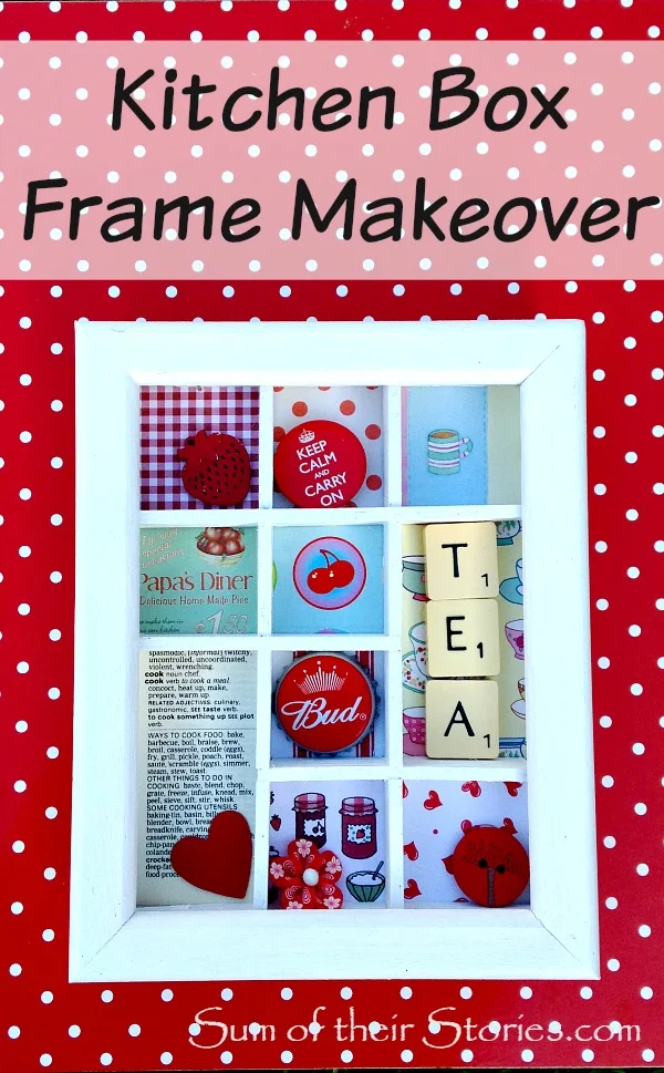 Kitchen Box Frame Makeover — Sum of their Stories Craft Blog