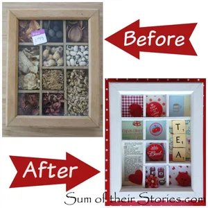Kitchen Box Frame Makeover — Sum of their Stories Craft Blog