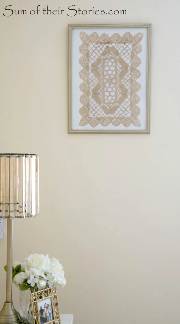 Framed Doily — Sum of their Stories Craft Blog
