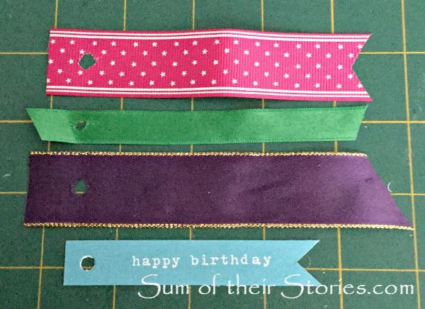 Scrap Ribbon Gift Tags — Sum of their Stories Craft Blog