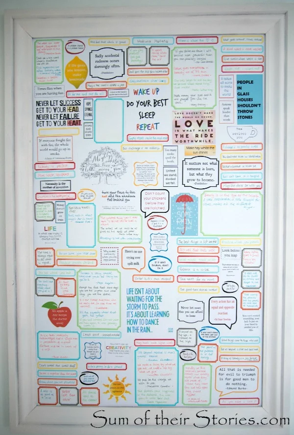 How to make Quote Wall Art — Sum of their Stories Craft Blog