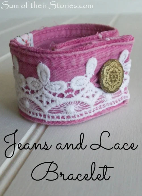 Upcycled Jeans Cuff — Sum of their Stories Craft Blog