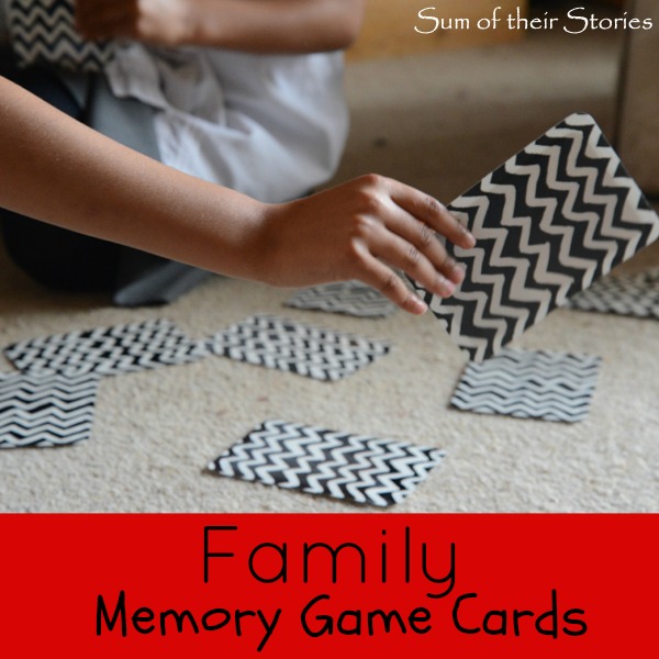 Family Memory Game Cards — Sum of their Stories Craft Blog